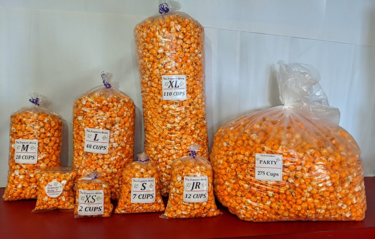 Bag Sizes – The Popcorn Store